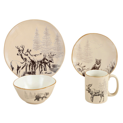 Rustic Dinnerware Sets You'll Love | Wayfair