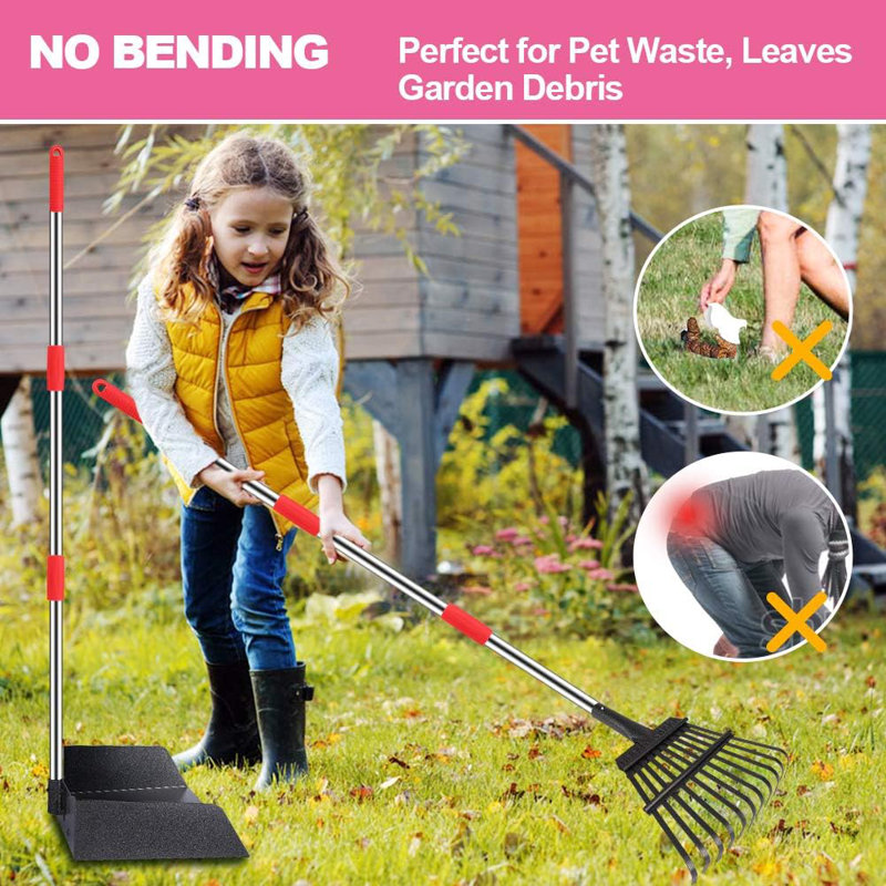 MFYJ Upgraded Dog Pooper Scooper Extra Large Red | Wayfair