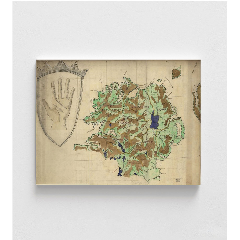 WeFrameArt Ulster Ireland 1885 By Vintage Maps, Antique Ulster County ...