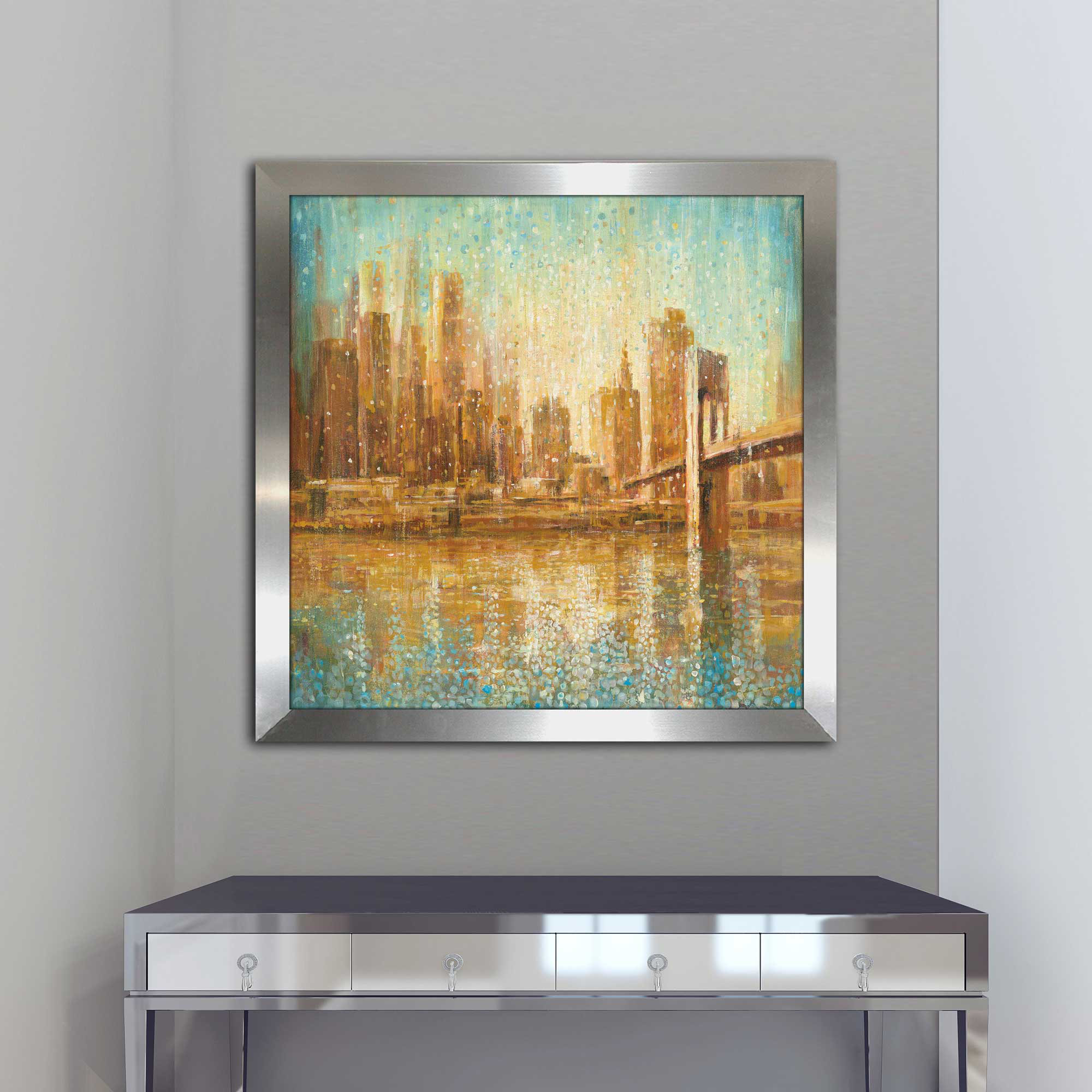 Wrought Studio Champagne City - Picture Frame Print - Wayfair Canada