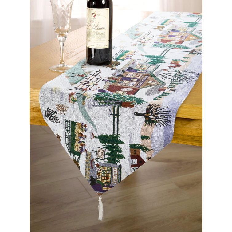 Three Posts Hardenburgh Winter Scene Table Runner & Reviews | Wayfair.co.uk