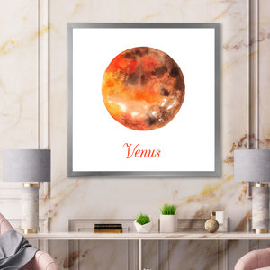 Ebern Designs " Astrology Planet Venus " Painting on Canvas | Wayfair