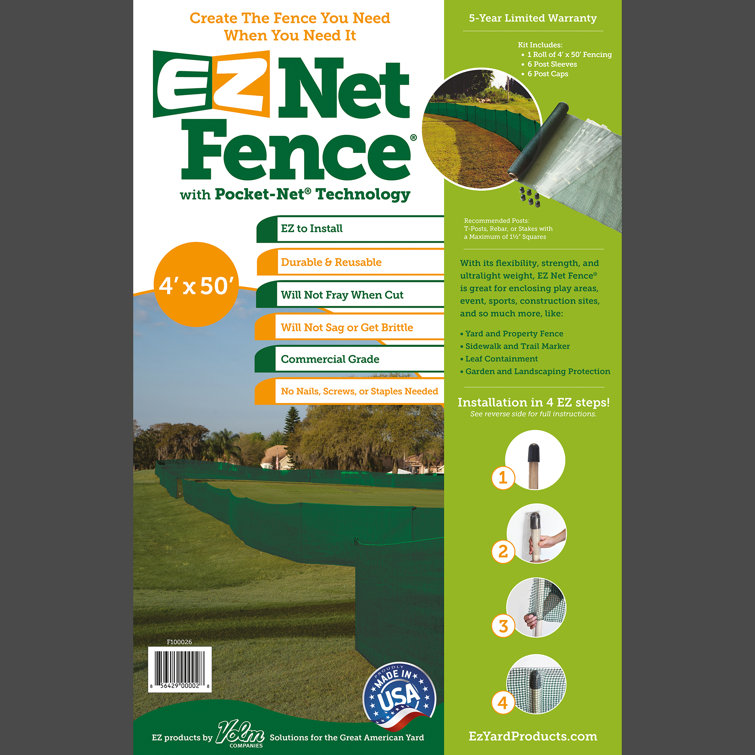 EZ products EZ Pocket Net Fence | Wayfair