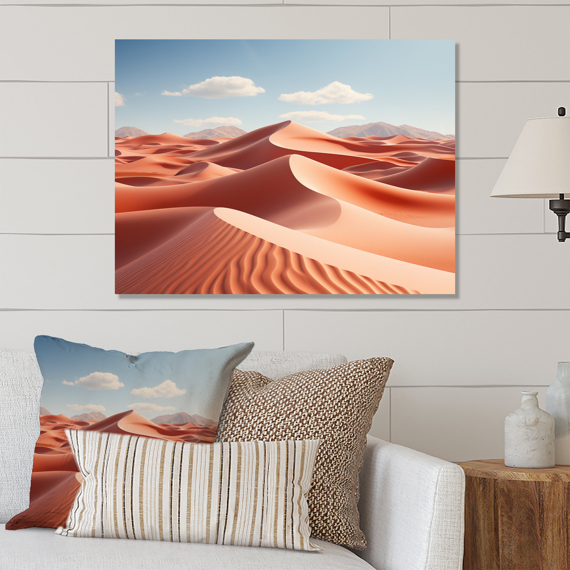 Union Rustic Desert Infinity Dunes II - Landscapes Metal Art Print ...