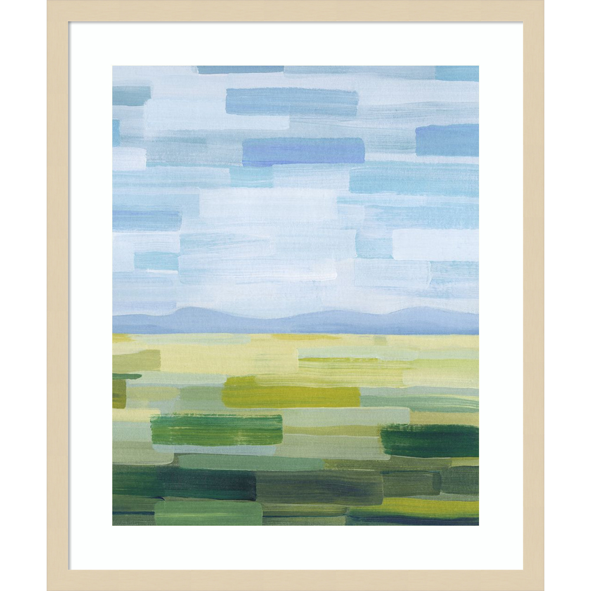 Beachcrest Home™ Driveby Landscape II by Grace Popp Wood Framed Wall ...