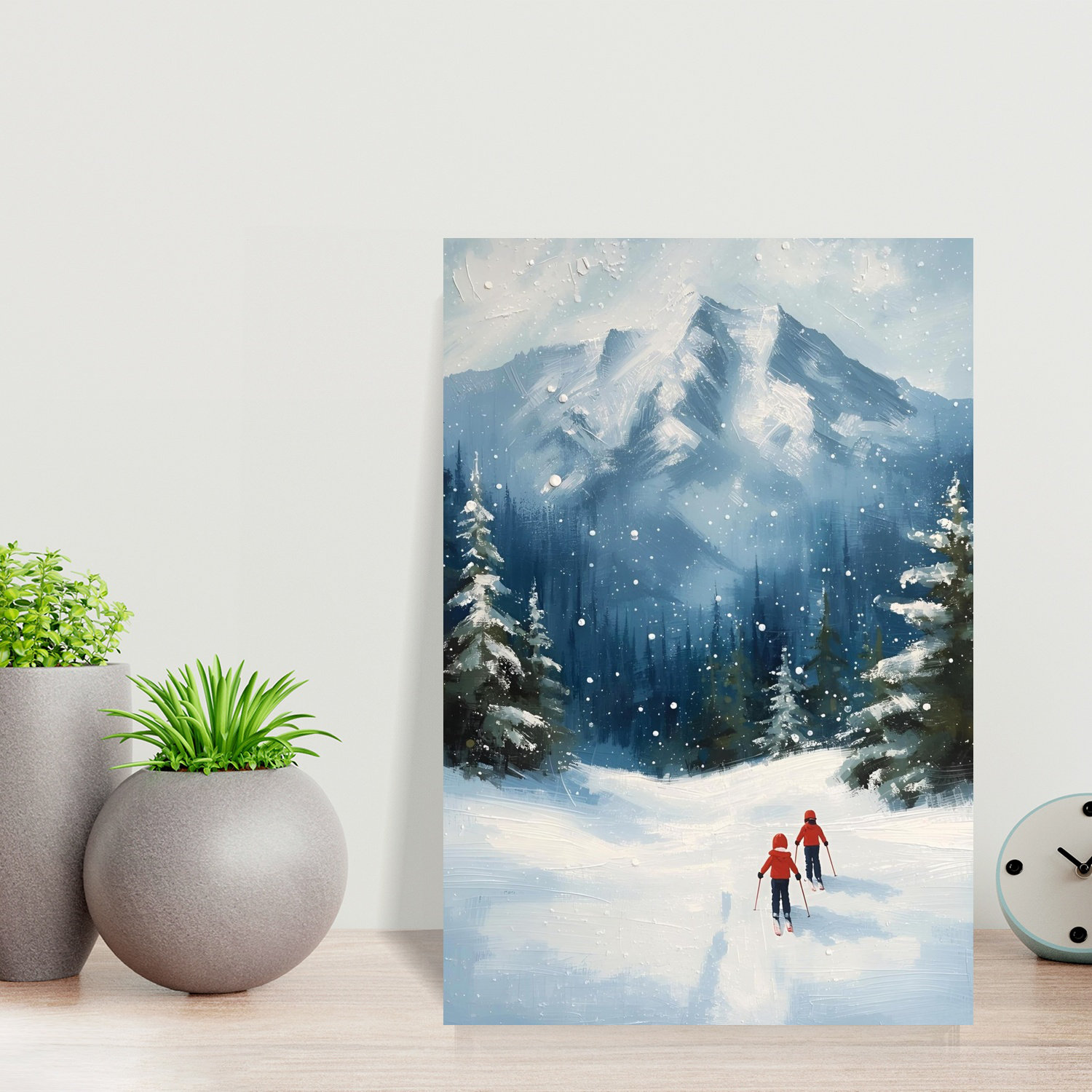 Foundry Select Contemporary Art Abstract Contemporary Winter Wall Art ...