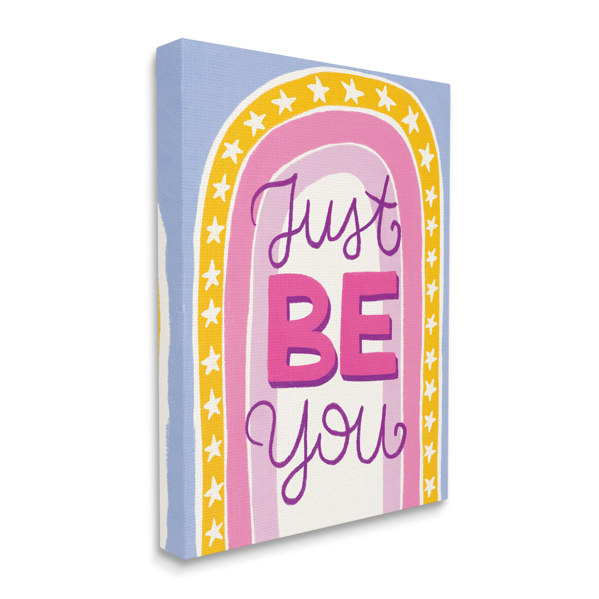 Trinx Just Be You Inspirational Canvas Wall Art by Kristina Hultkrantz ...