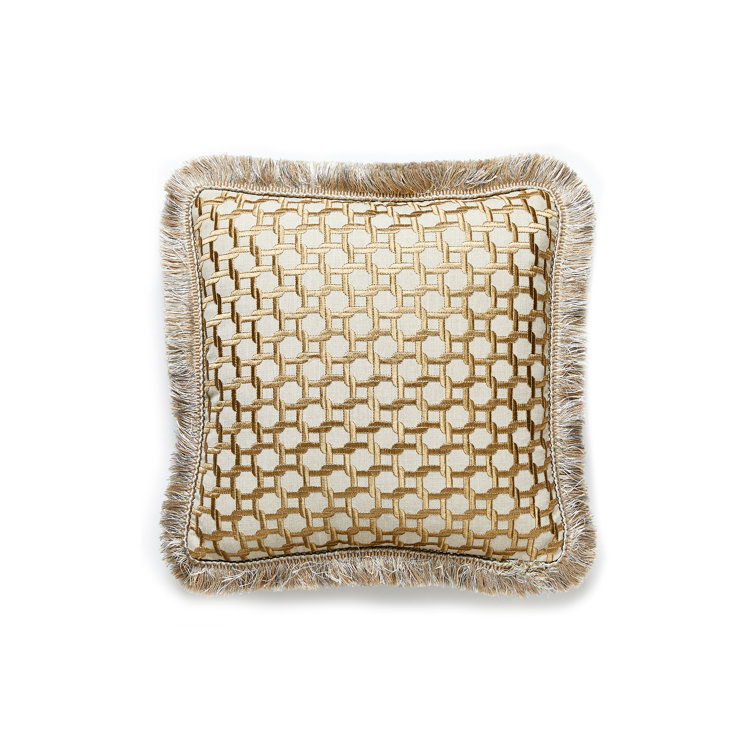 THSc Modern Luxury Embroidered Polyester Throw Pillow | Wayfair