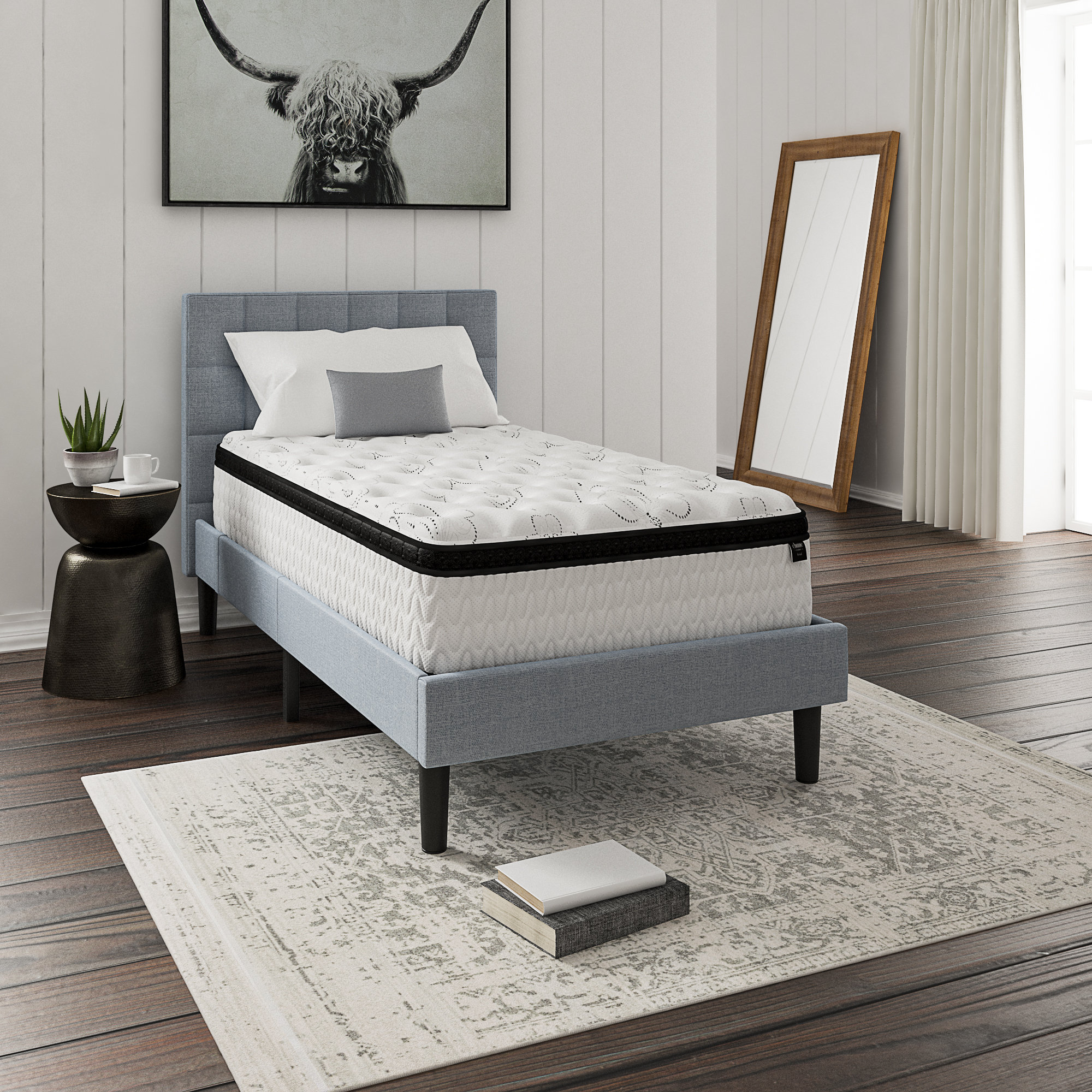 Signature Design by Ashley Chime 12" Ultra Plush Hybrid Mattress ...