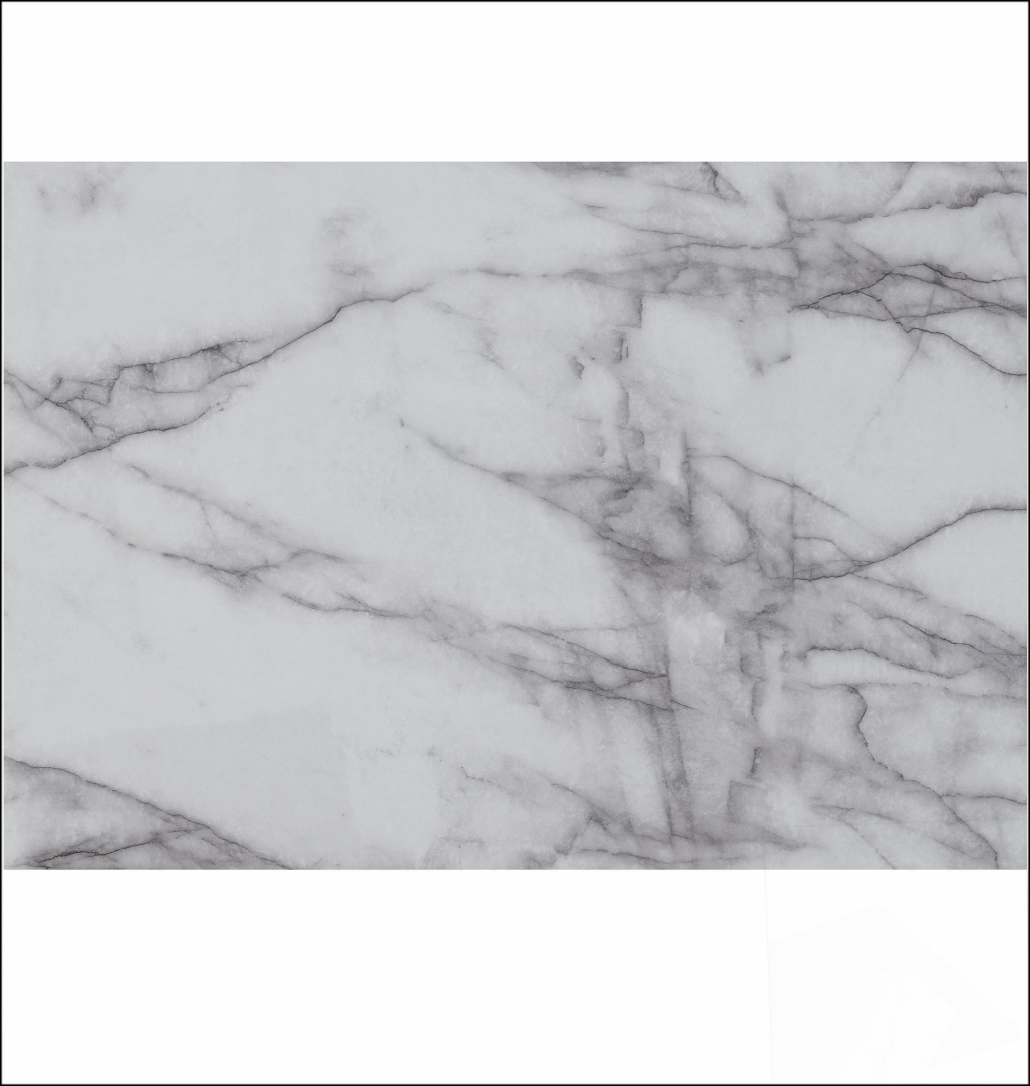 Brayden Studio Moon White Marble Buffet with Ample Storage and Durable ...