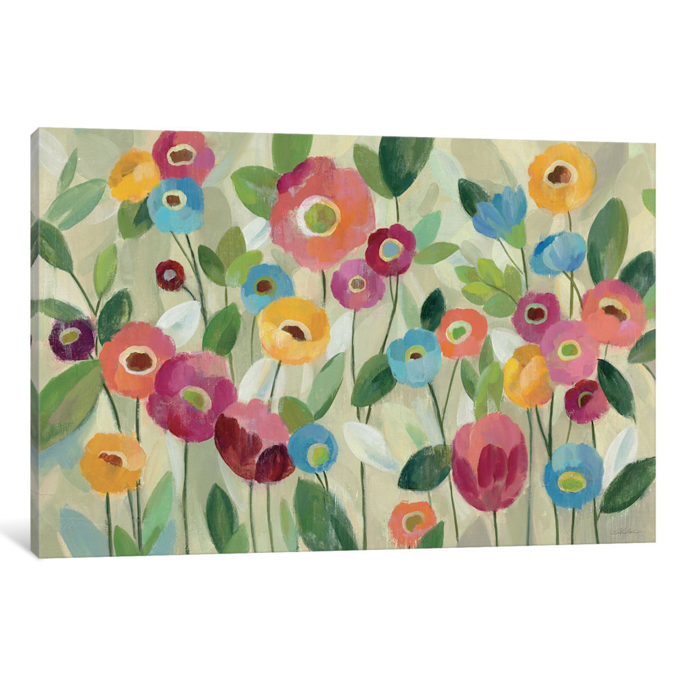 Viv + Rae Fairy Tale Flowers V Canvas Art & Reviews | Wayfair