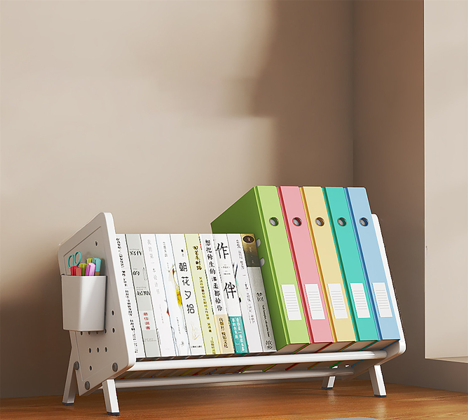 Hokku Designs Desktop, Simple Storage Organizer Bookshelf, Display ...