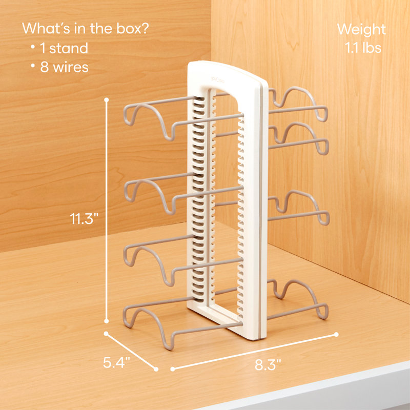 YouCopia® WrapStand® Kitchen Wrap Foil and Bag Caddy, Adjustable Rack ...