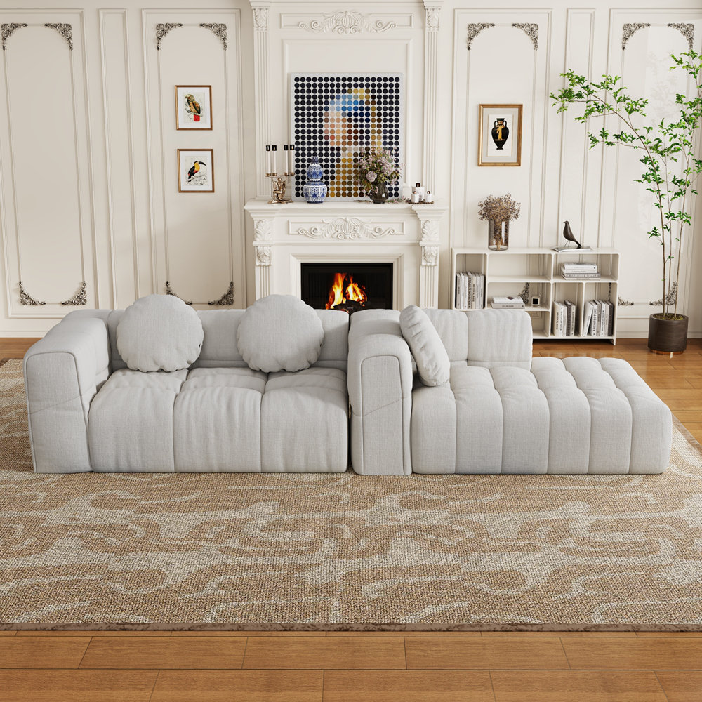 Ivy Bronx Versatile Compressed Modular Sofa Set for Living Room and ...