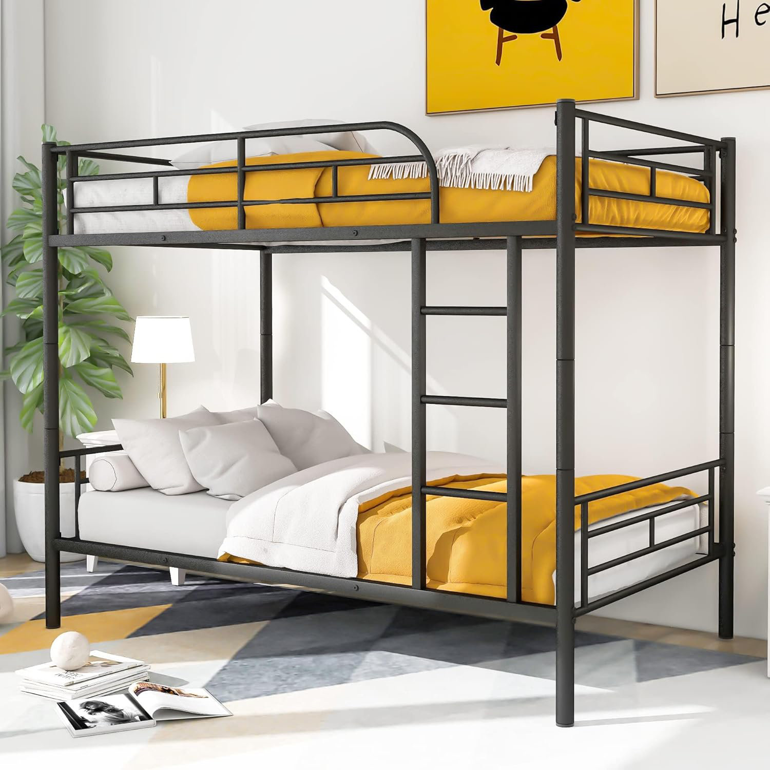 Isabelle & Max™ Bunk Bed With Ladder And High Guardrail, Able To Split ...