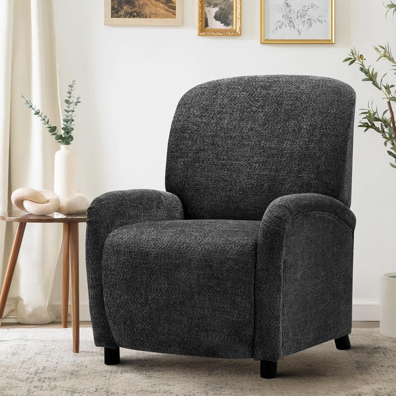 Winston Porter Cute Push Back Recliner Chair – Cozy, Compact Lounge ...