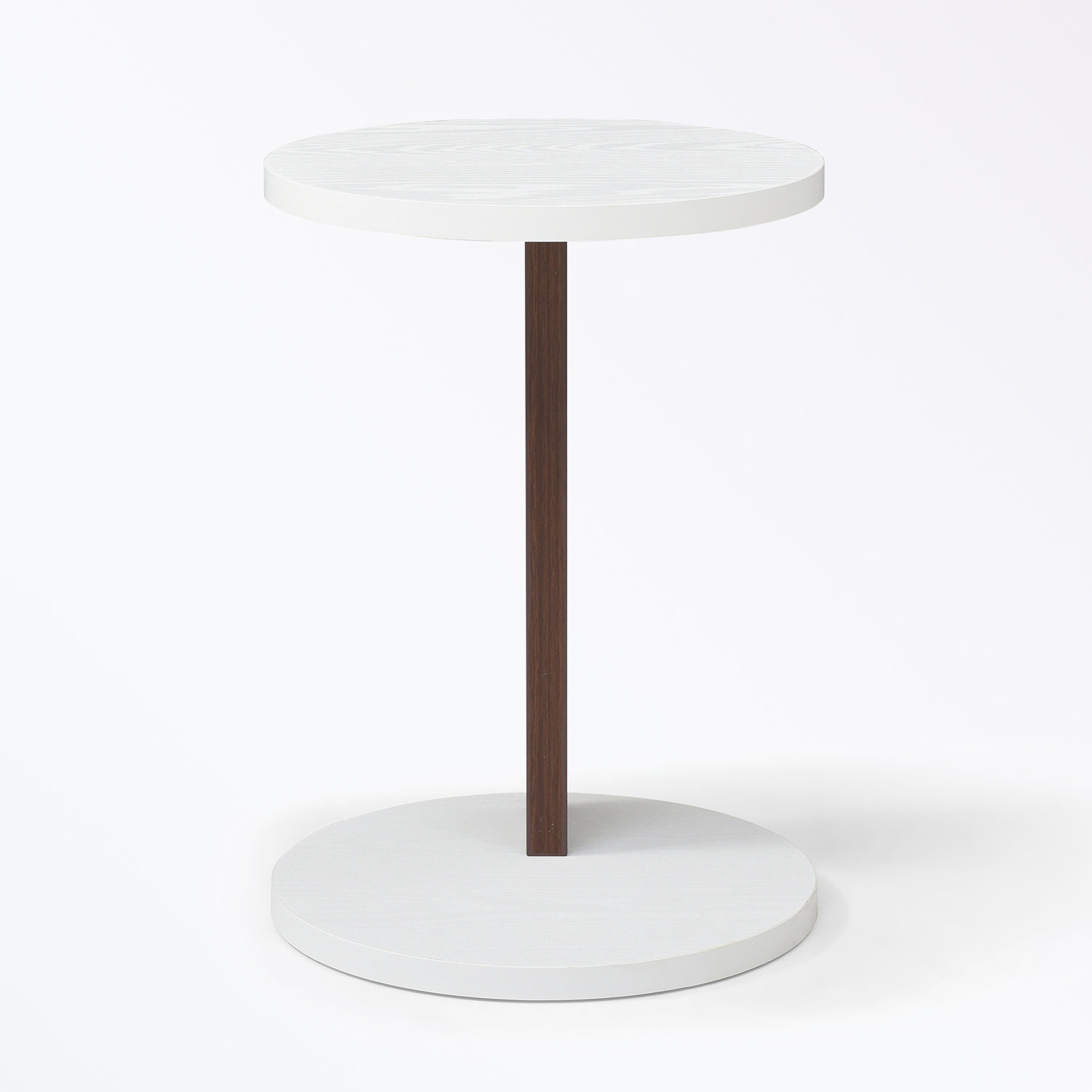 George Oliver wood Frame round End Table with sturdy base | Wayfair