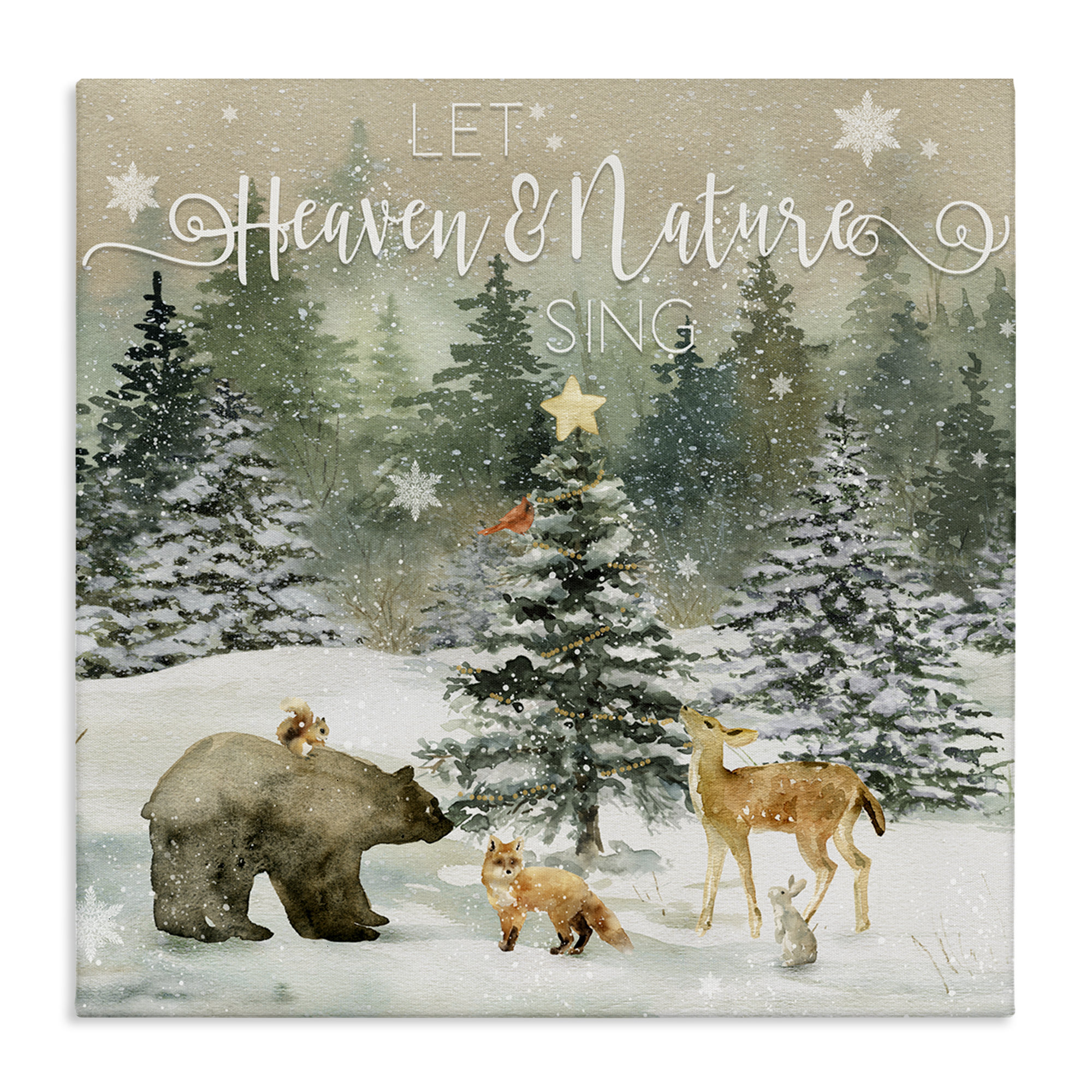 August Grove® Inspiring Woodland Animals Canvas Wall Art by Livi Finn ...