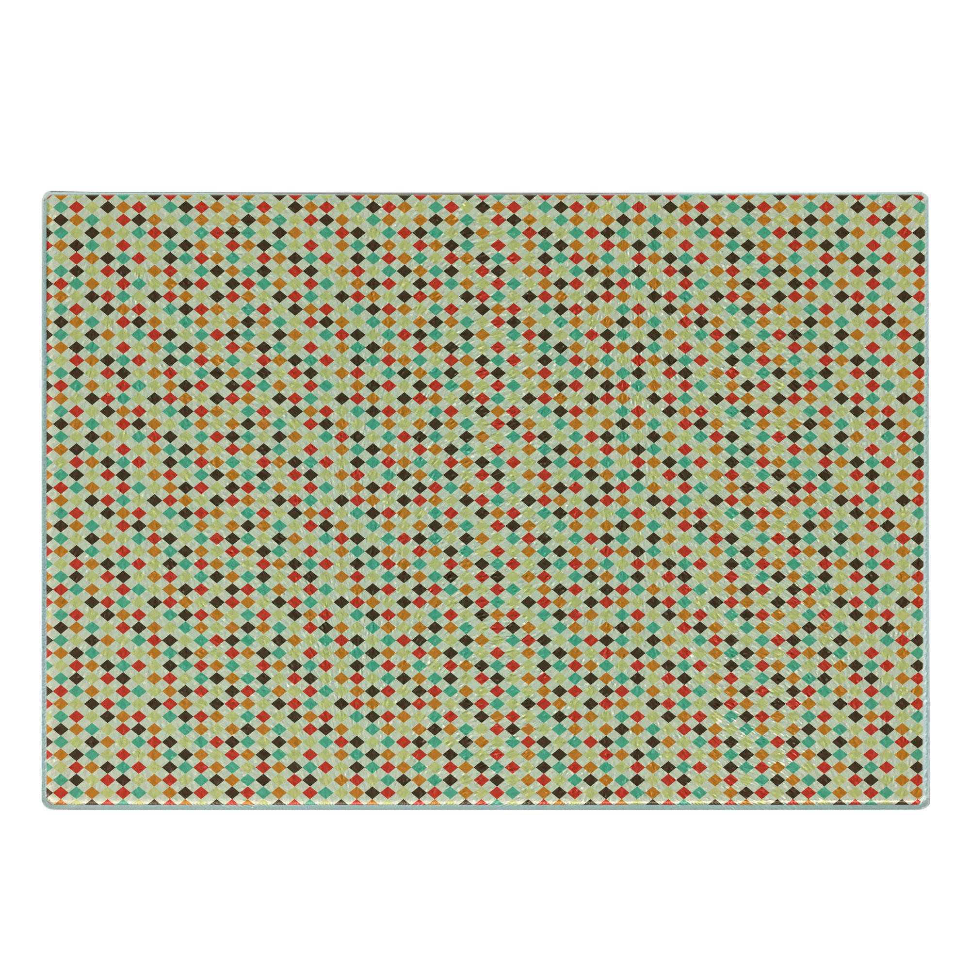 East Urban Home Glass Geometric Rhombus Cutting Board | Wayfair