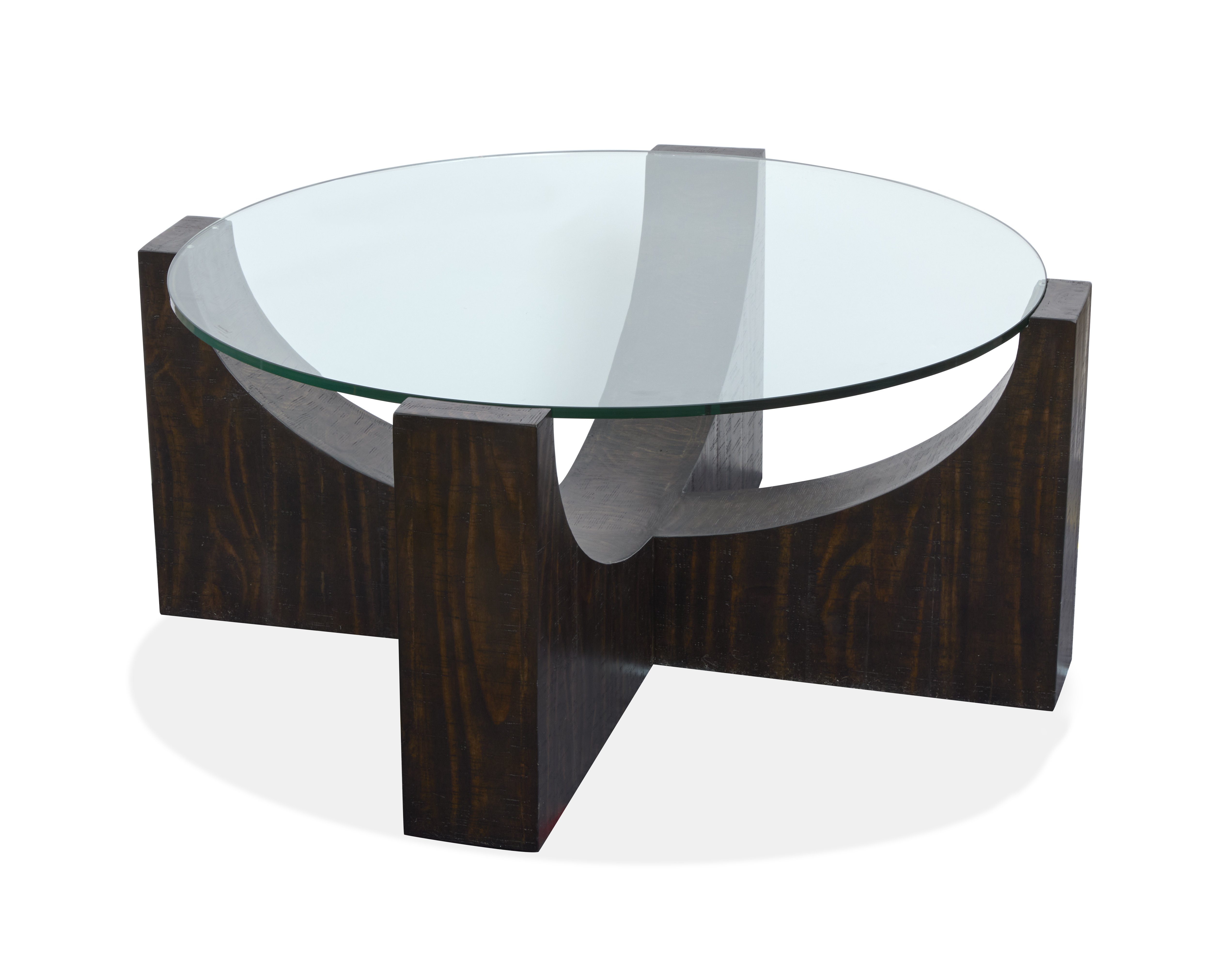 Ivy Bronx Round Cocktail Table With Casters | Wayfair