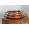 Prep & Savour Doli Handmade Chef Serving Pan Traditional Copper ...