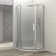 Symple Stuff Abdinajib 72'' - W x 34'' H Door Framed Shower Door with ...