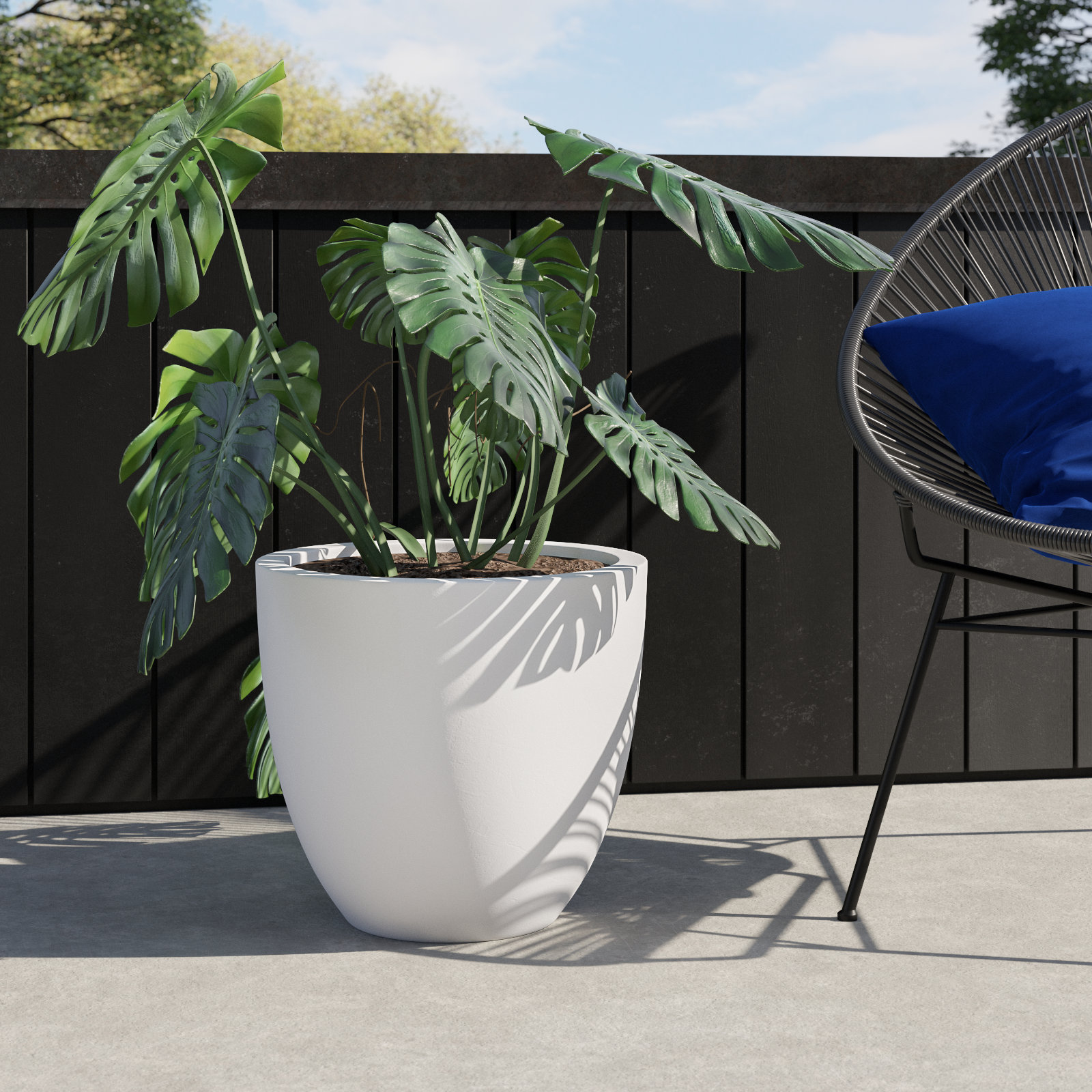 Wade Logan® Aygul Fibreglass Pot Planter - Wayfair Canada