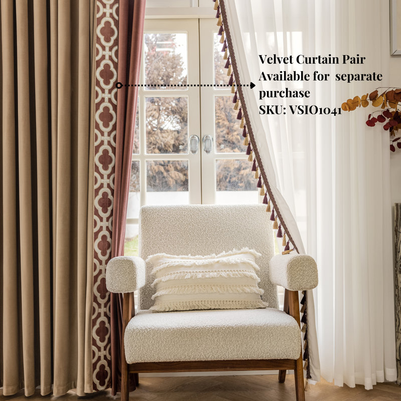 Visionary Home Liliana Rayon Sheer Curtain & Reviews | Wayfair