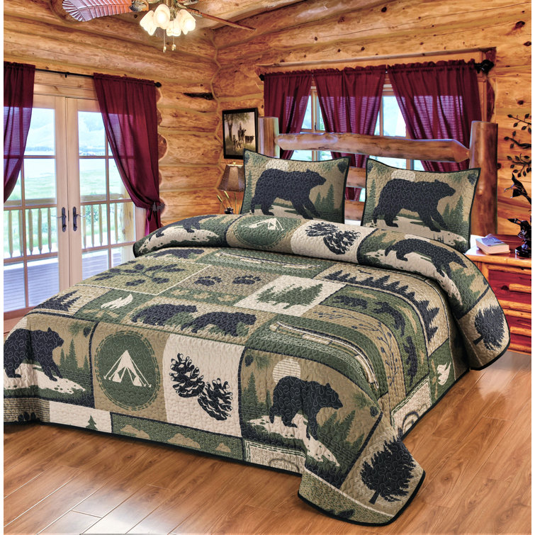 Decor Idea Log Cabin Quilt Set | Wayfair