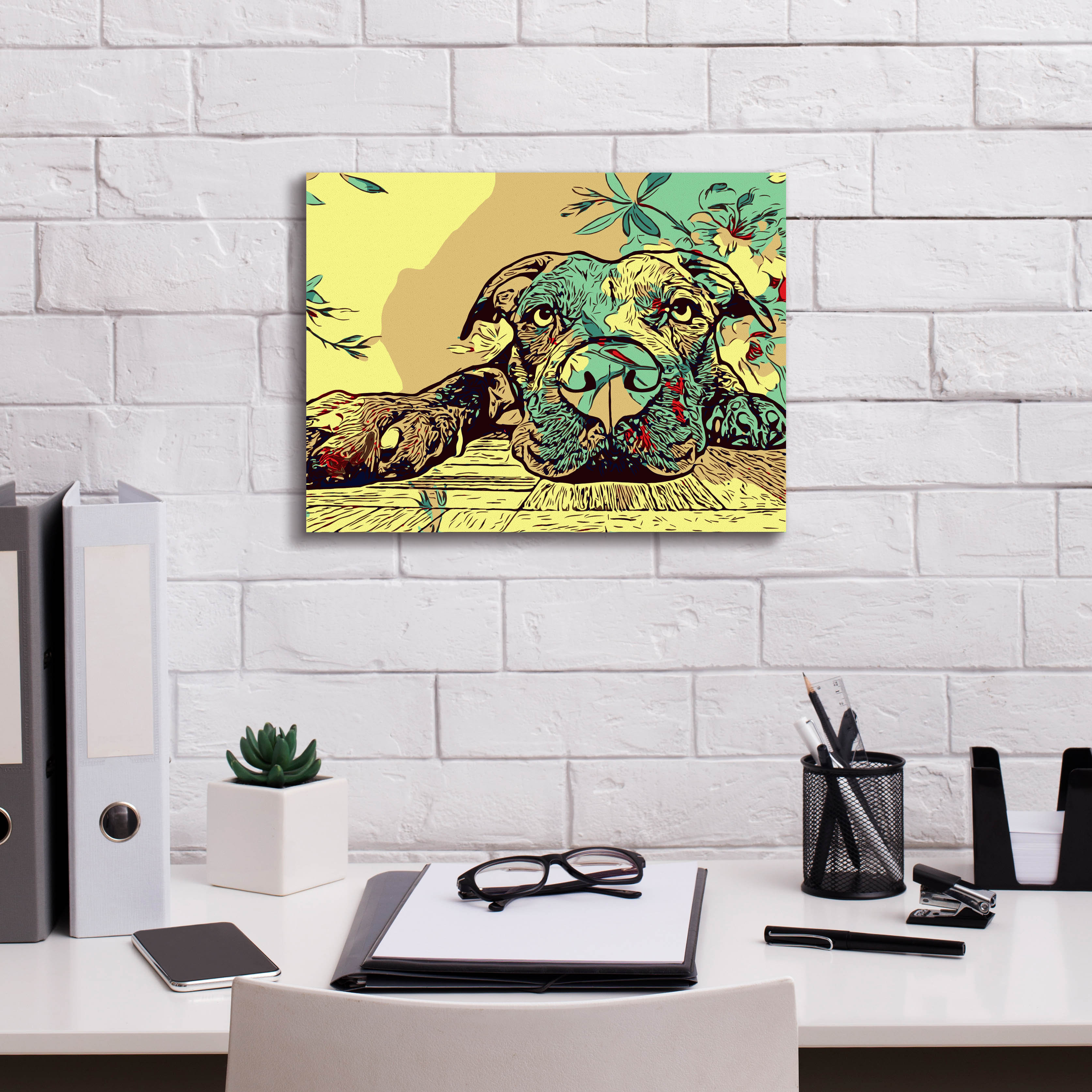 Red Barrel Studio® " Pitbull Love Style " by Dean Russo | Wayfair