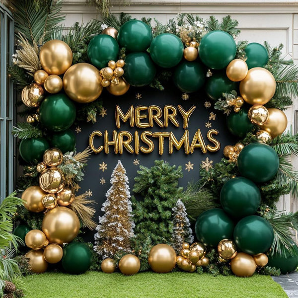 The Party Aisle™ Balloon Garland - Double Stuffed Balloon Arch Kit For ...