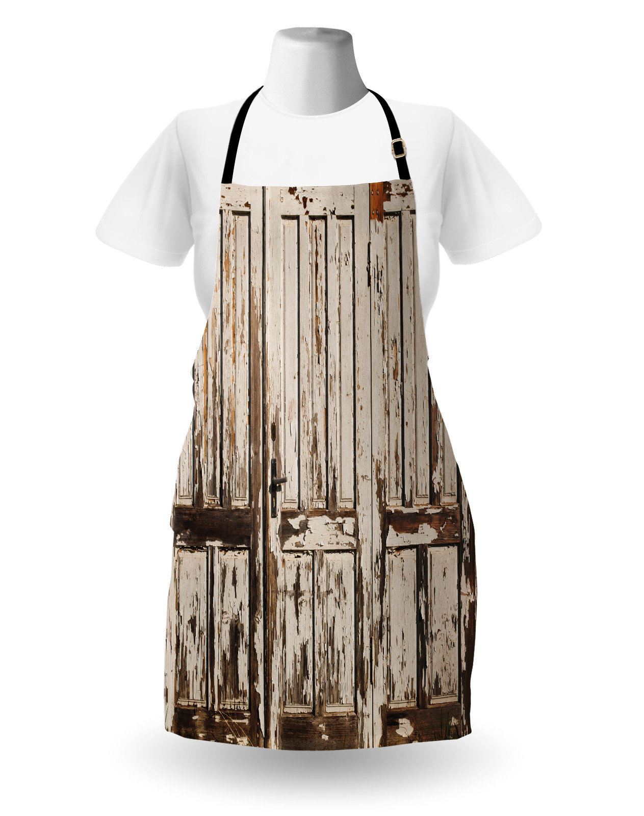 East Urban Home Vintage Apron Unisex, Vertical Rustic Planks, Adult ...