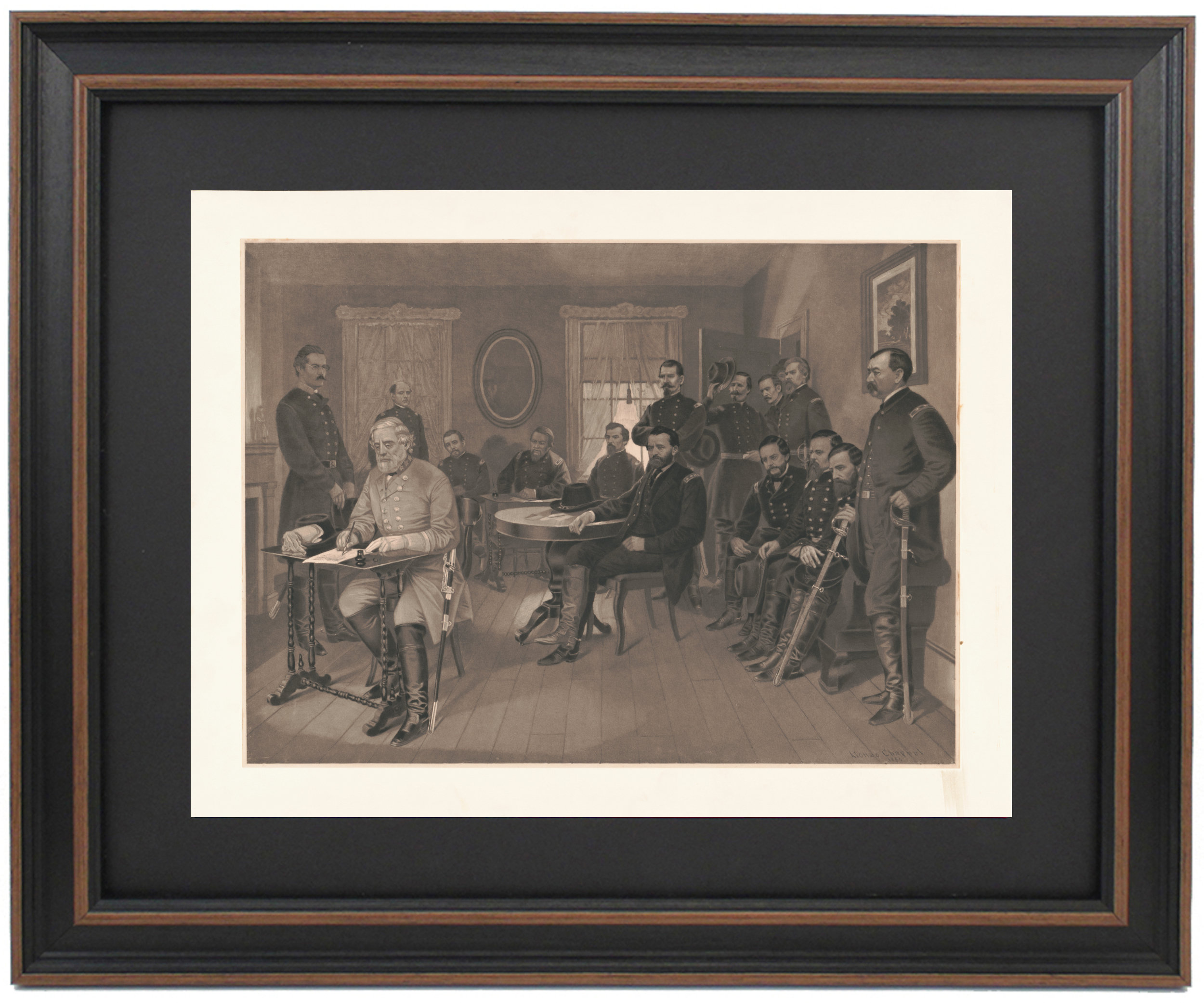 Darby Home Co General Lee's Surrender | Framed Print | Wayfair