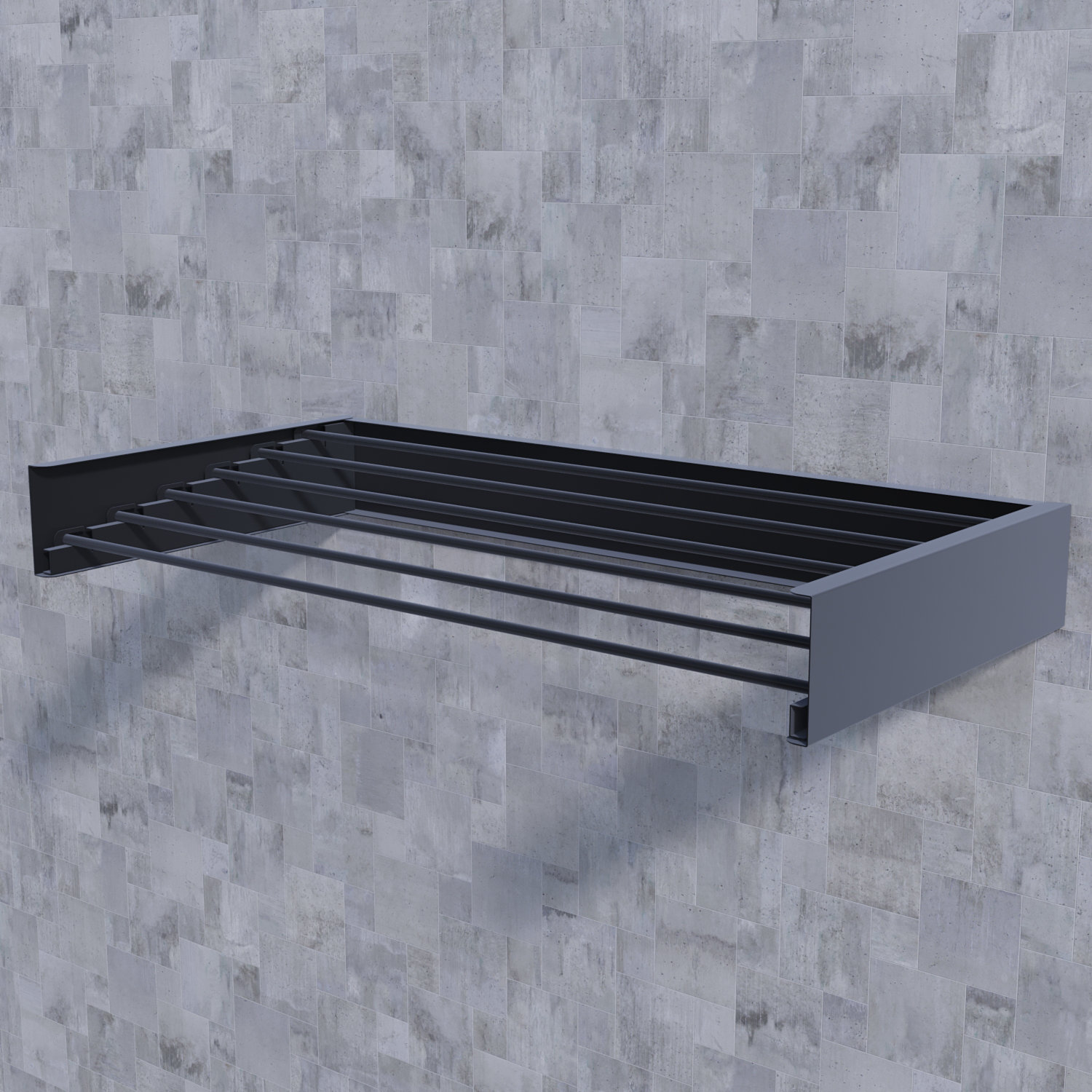 Modern Warmth Metal Wall Mounted Laundry Room Organizer | Wayfair