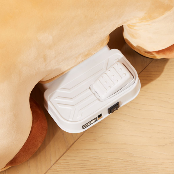 Qaba 6V Ride on Horse, Battery Powered Electric Ride on Pony with Music ...