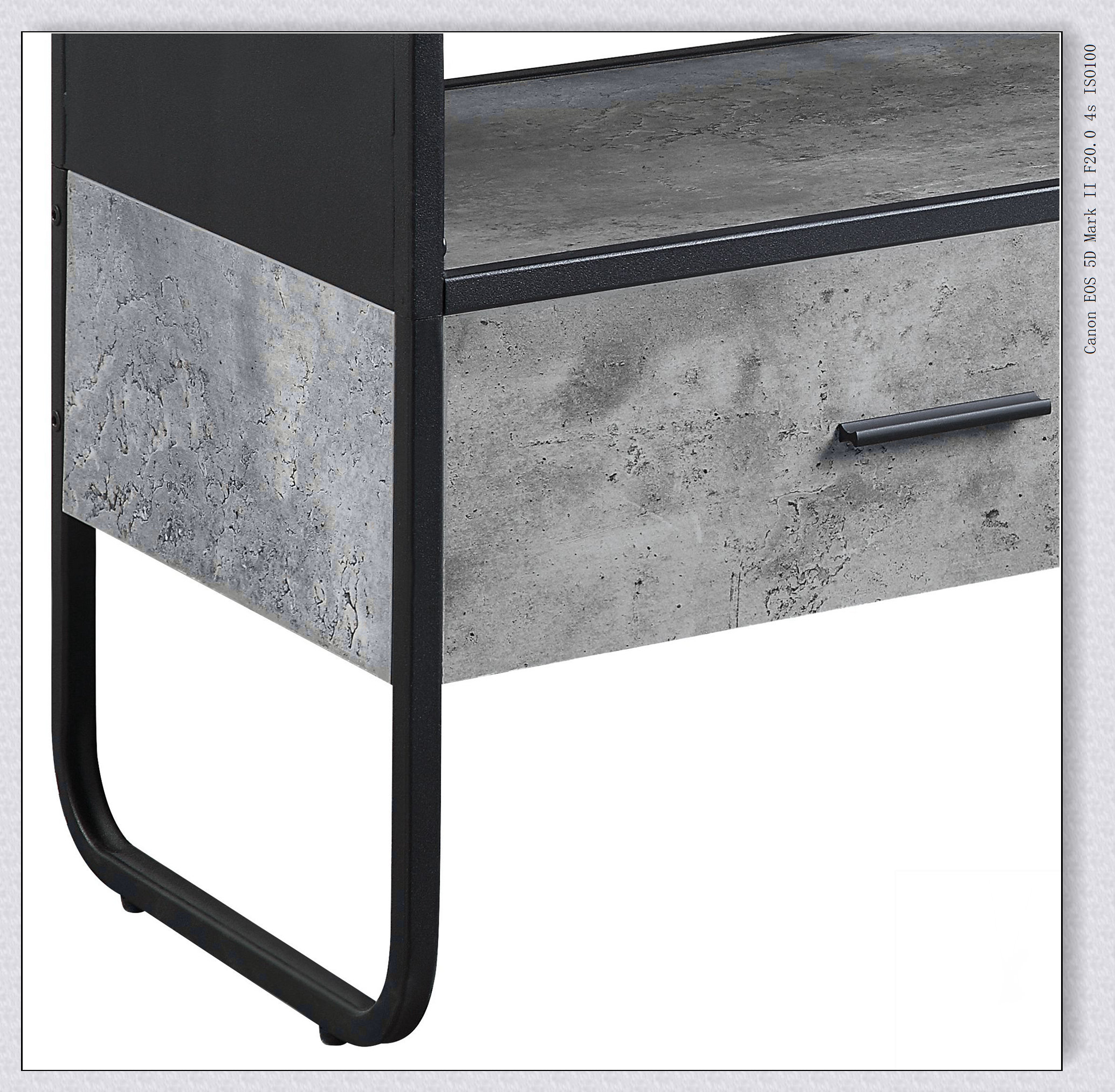 17 Stories Raziela Concrete & Finish TV Stand Stable support, multi ...