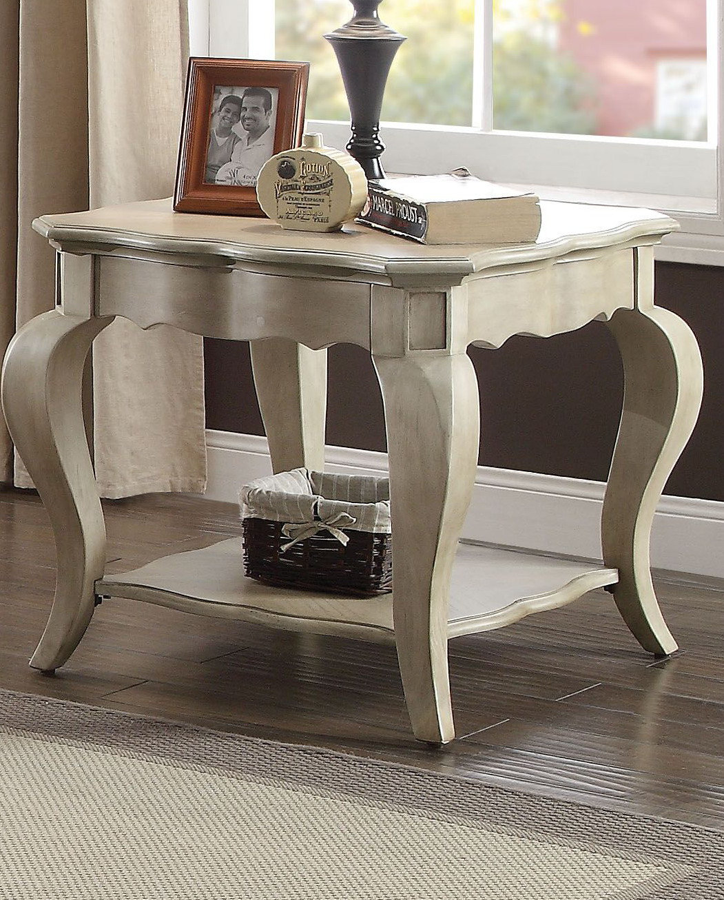Laurel Foundry Modern Farmhouse® Tasker Solid Wood End Table with ...