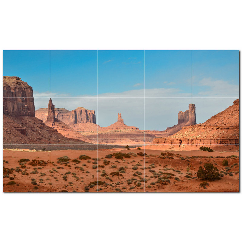 Picture-Tiles.com Desert Photo 6'' x 6'' Satin Ceramic Decorative Mural ...