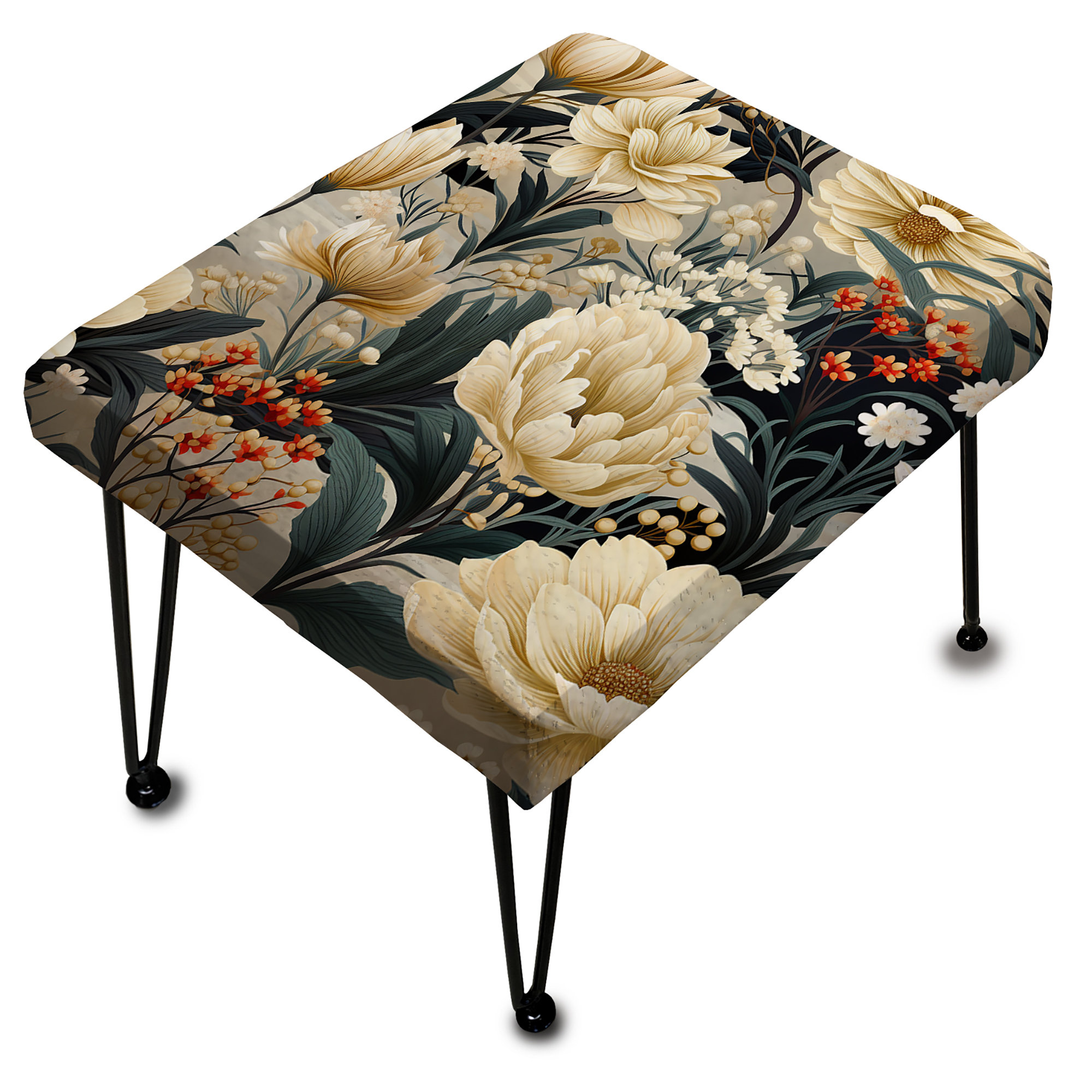 Design Art Coastal Retreat - Plants Rectangle Ottoman - Wayfair Canada