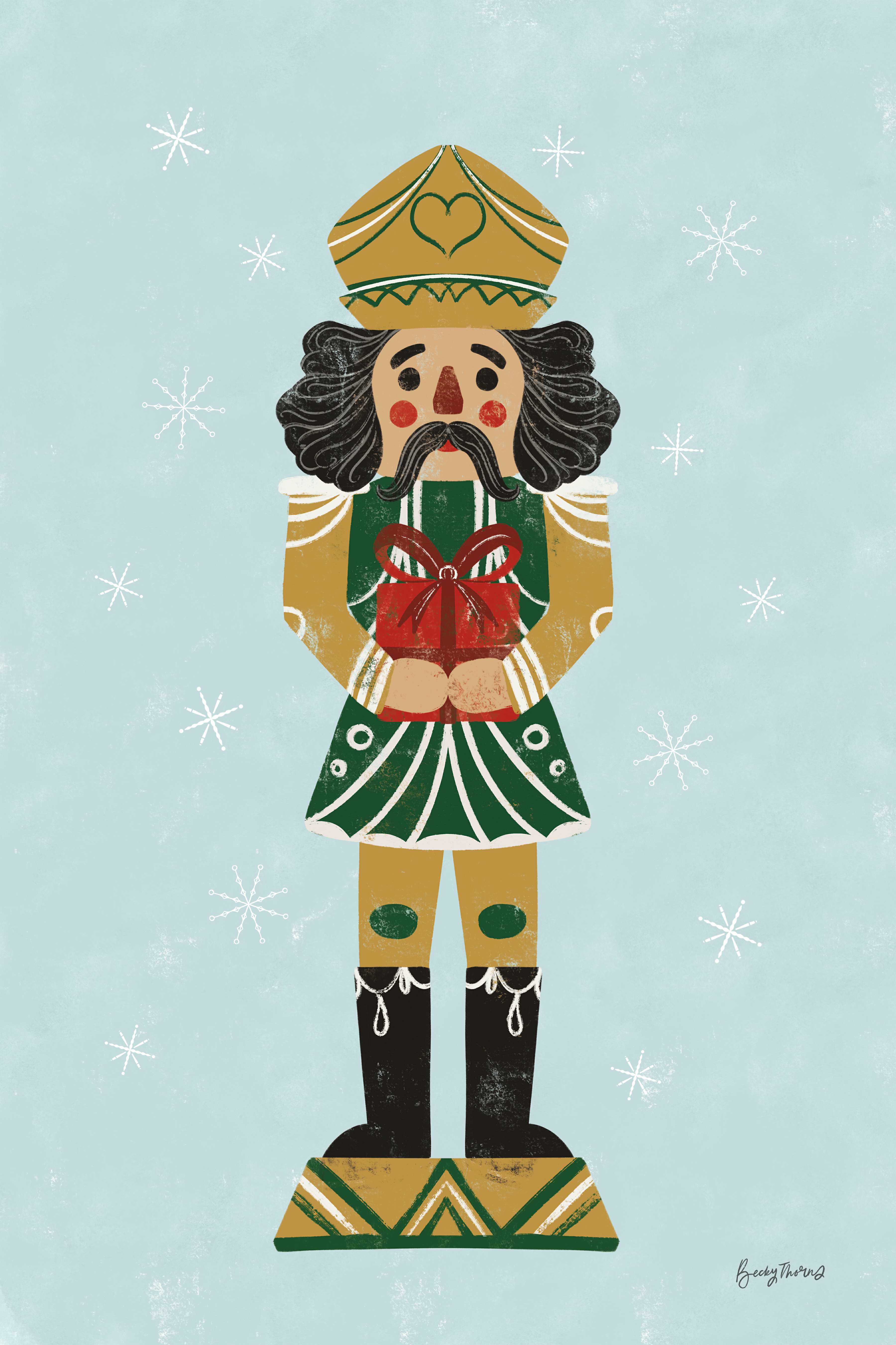 The Holiday Aisle® Genka Holiday Cheer Nutcrackers II by Becky Thorns ...