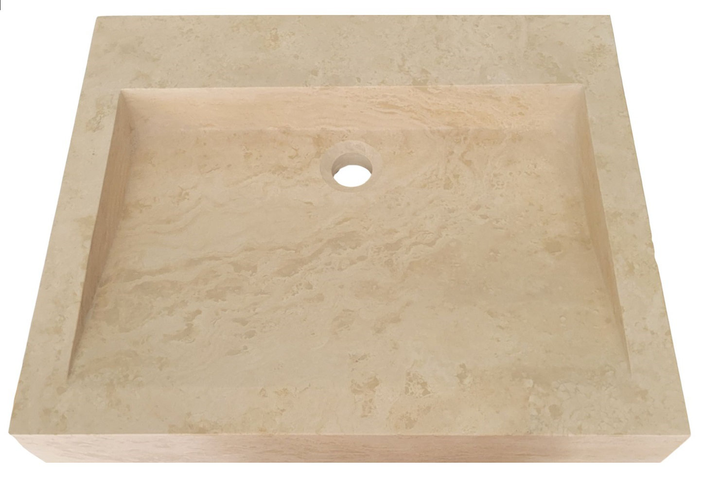 TashMart 17.5'' Stone Rectangular Vessel Bathroom Sink | Wayfair