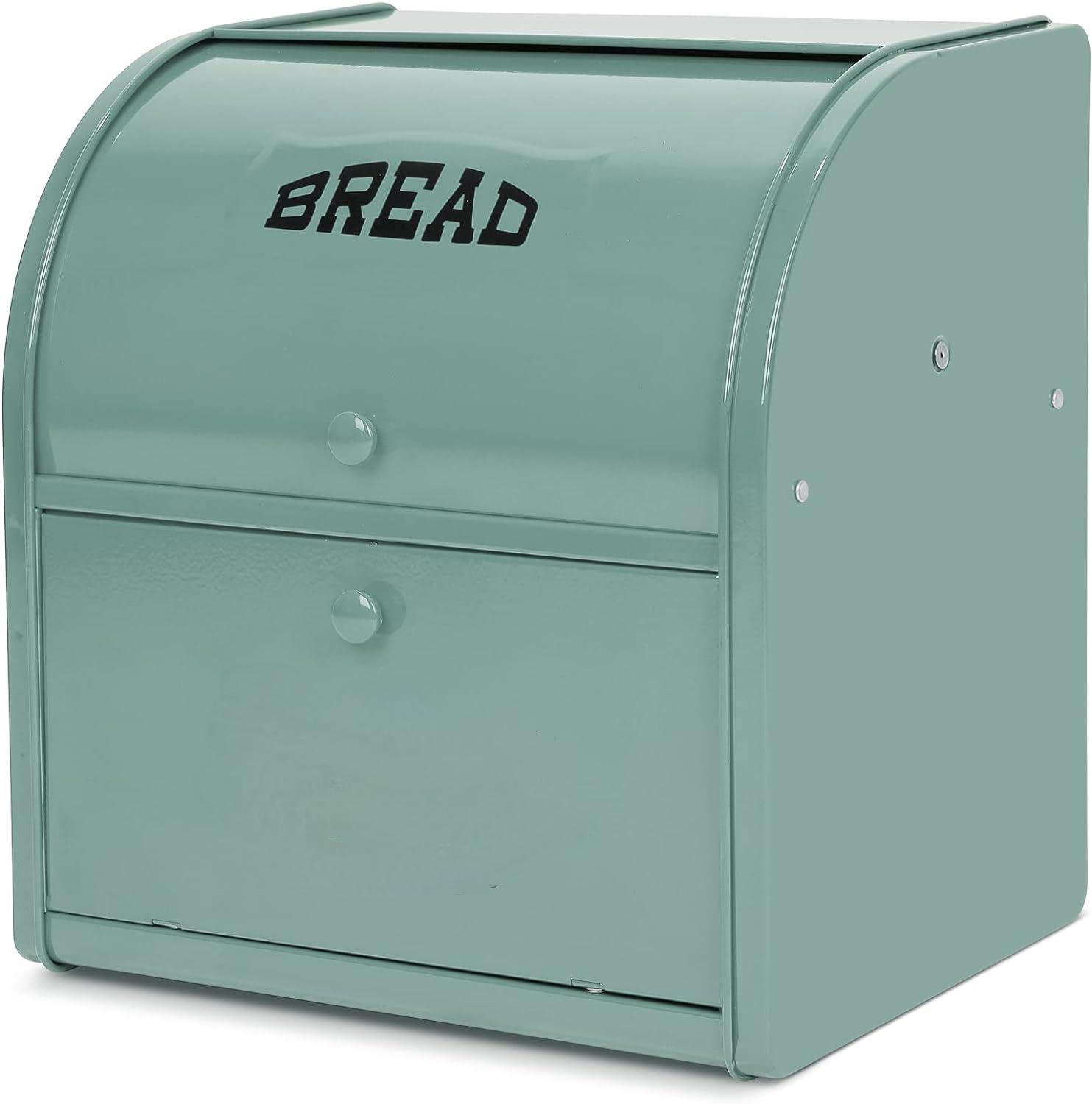 Wildon Home® Metal Bread Box For Kitchen Countertop, Bread Storage ...