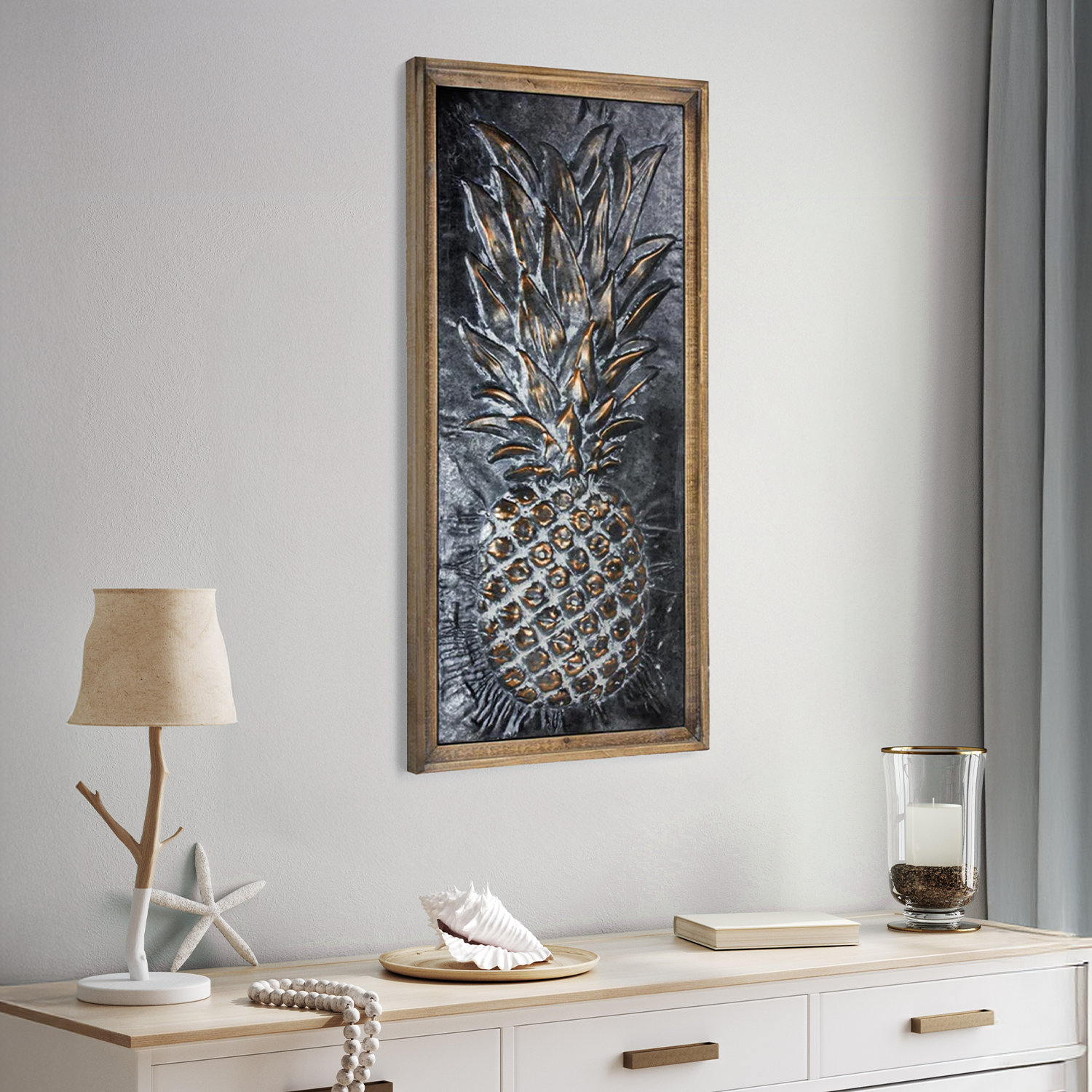 Bay Isle Home™ Metal Pineapple Wall Decor & Reviews | Wayfair