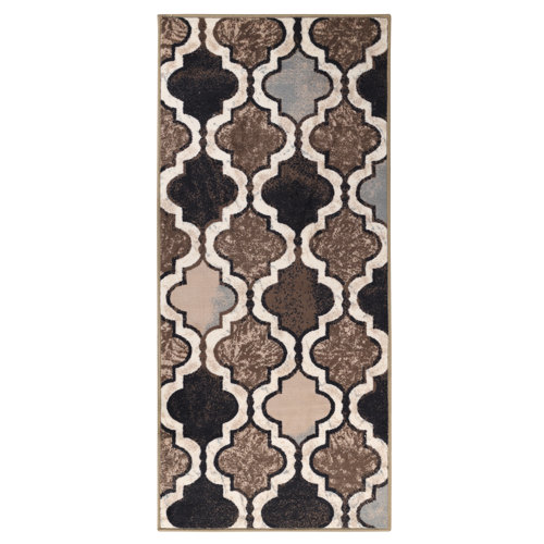 Lark Manor Ahtziry Contemporary Geometric Trellis Indoor Area Rug or ...