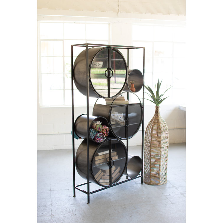 17 Stories Geometric Storage Bookcase | Wayfair
