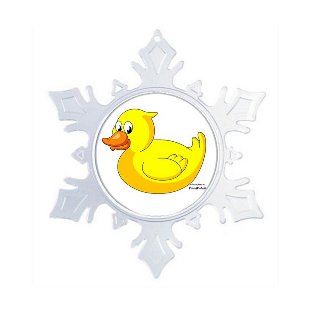 The Holiday Aisle® Personalized Friendly Folks Cartoon Snowflake Duck ...