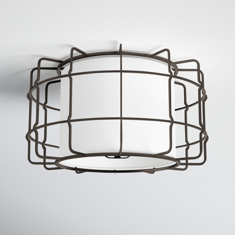 Joss & Main Maxwell 2-Light 16" LED Flush Mount | Wayfair