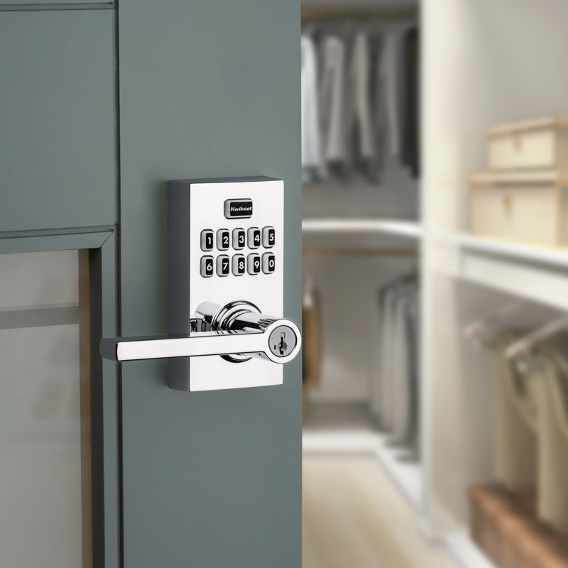 Kwikset Electronic Door Lever with SmartKey & Reviews | Wayfair