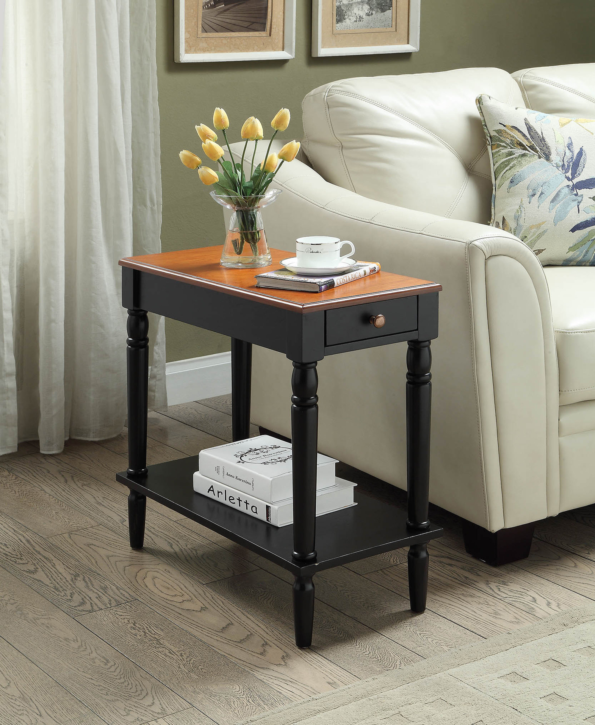 Lark Manor Table de bout avec rangement Arafah et Commentaires ...