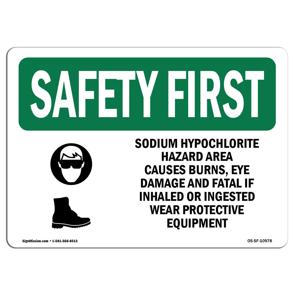 SignMission Safety First Sign | Wayfair
